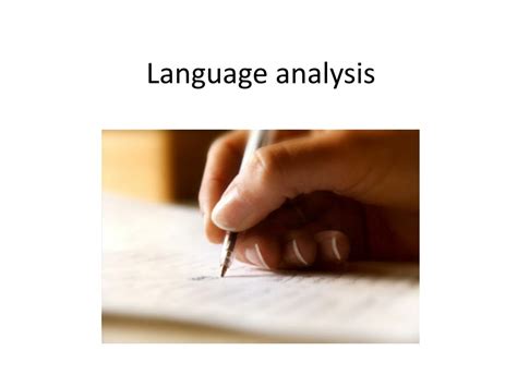 Ppt Language Analysis Powerpoint Presentation Free Download Id 2058479