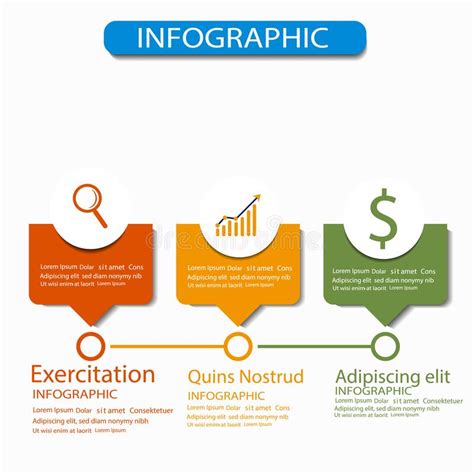 Vector Infographic Label Design Template With Icons And 3 Options Or