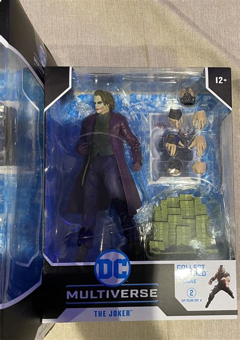 Mavin McFarlane DC Multiverse Bane Dark Knight Joker Heath Ledger Batman