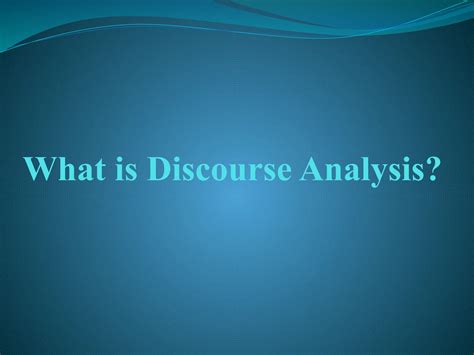 1 Discourse Analysispptx Complete Notes Ppt