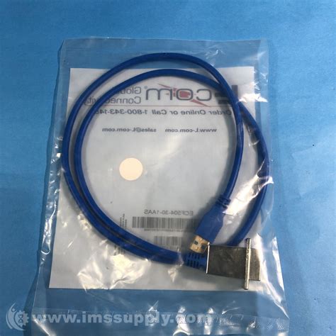 L Com Ecf504 30 1aas Usb 3 0 Type A Coupler 1m Female Bulkhead Ims Supply