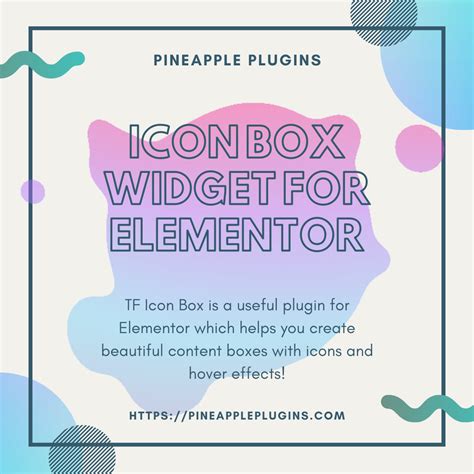 Icon Box Widget For Elementor Pineapple Plugins