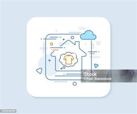 티셔츠 라인 아이콘 세탁 셔츠 표지판 의류 스피치 버블 벡터 T 셔츠에 대한 스톡 벡터 아트 및 기타 이미지 T 셔츠 고급 깨끗한 Istock