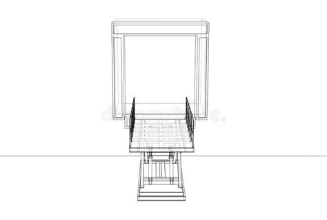 Dock Leveler Concept Stock Illustration Illustration Of Building