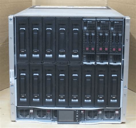 Hp Blade System Bl C7000 G3 Blade Chassis 3x Bl460c Gen8 6x E5 2650v2 384gb Ram