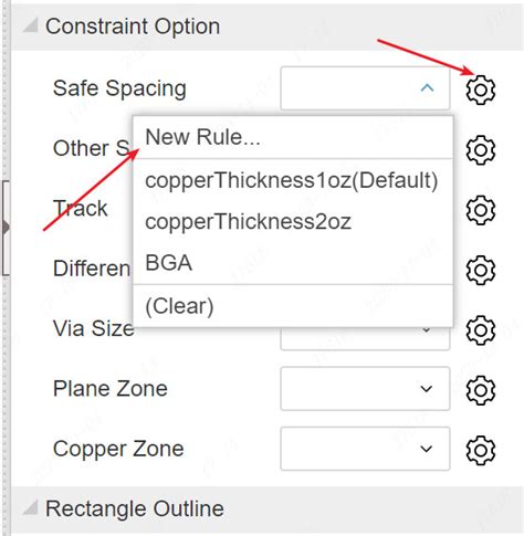 Constraint Region Easyeda Pro User Guide