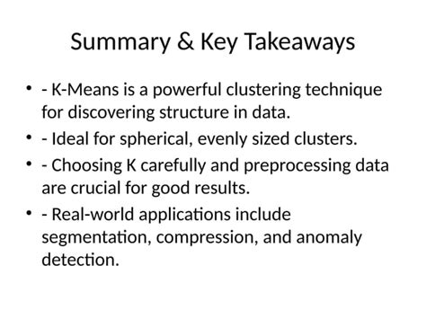 detailed kmeans unsupervised learning presentation pptx