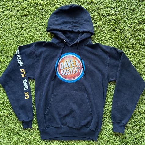 Dave And Busters Graphic Hoodie Condition 910 Depop