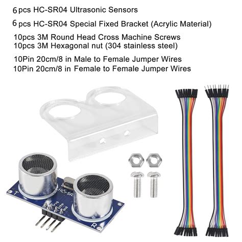 6pcs Hc Sr04 Ultrasonic Sensor Modules Ultrasonic Nepal Ubuy