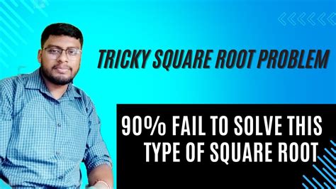 A Tricky Square Root Problem Youtube