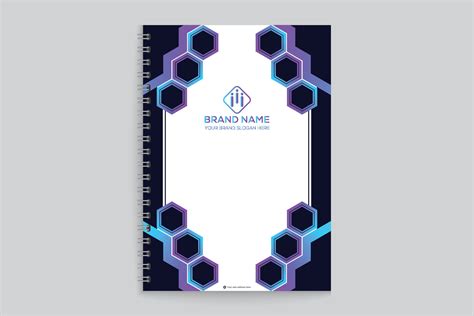 Simple Notebook Cover Template 26326825 Vector Art At Vecteezy