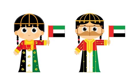 Premium Vector United Arab Emirates Uae National And Flag Day
