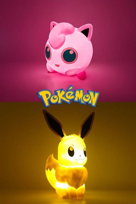 Pokémon Jigglypuff And Eevee Light Up Figurines Pokemon Pokemon