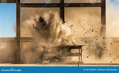 blasted canvas exploding wall creates space for versatile backgrounds