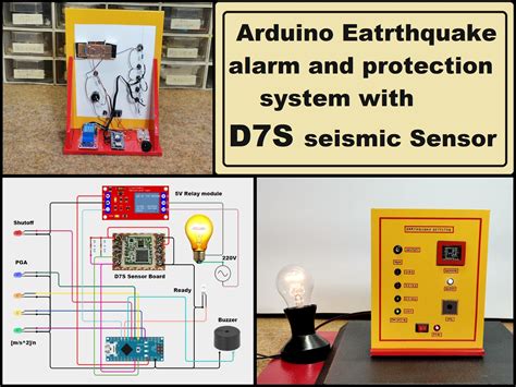 Arduino Eatrthquake Alarm And Protection System With D7s Seismic Sensor Arduino Project Hub