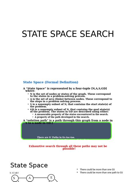 Ai Lec4 State Space Search Def Pdf