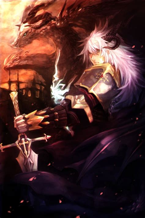 Siegfried And Fafnir Anime Anime Artwork Fantasy Warrior