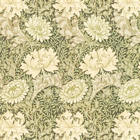 빈티지 국화 꽃 패턴 벡터 무료 벡터