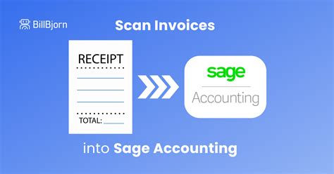Scan Invoices Into Sage Accounting In Seconds Billbjorn