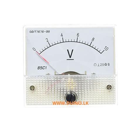 Dc 0 10v Analog Voltage Panel Meter 85c1 64 5×56 5x43mm Duinolk The