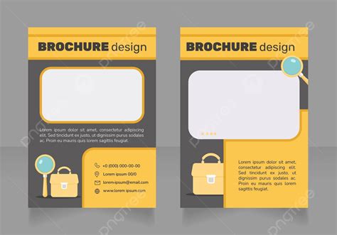 Computer Science Jobs Benefits Blank Brochure Design Guide Workbook Page Vector Guide Workbook