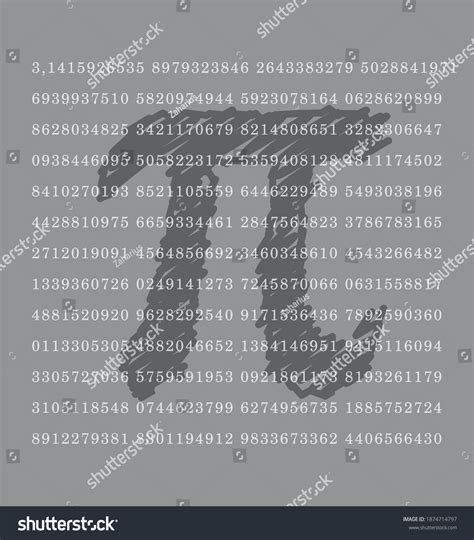 Number Pi Numerical Sequence Stock Vector Royalty Free 1874714797 Shutterstock