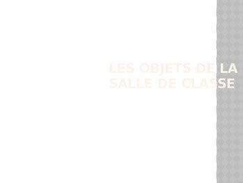 French Classroom Objects Game By Madame Camacho Teaches TPT