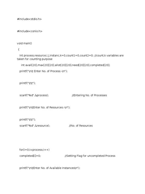 Deadlock Avoidance Bankers Algorithm Pdf Computer Science