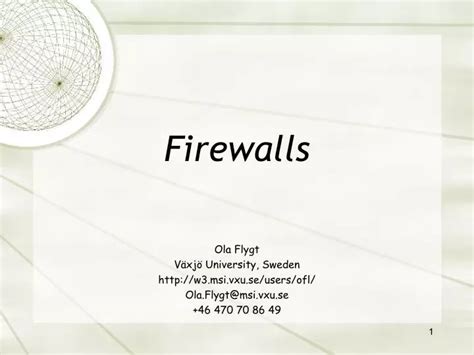 PPT Firewalls PowerPoint Presentation Free Download ID 2781984