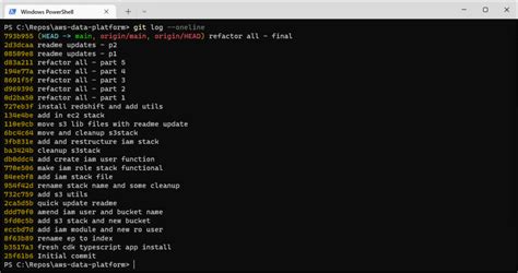 Git Log Oneline Command Examples Sql Dba Blog