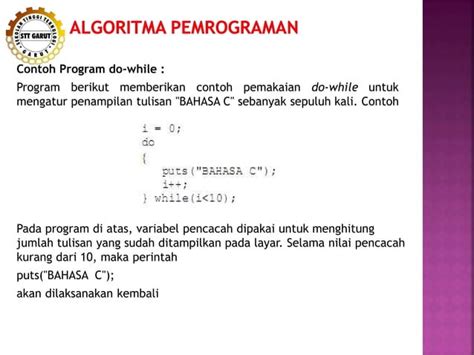 Algoritma Pemograman Loopingpengulangan Pdf