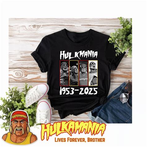 Hulk Hogan Hulkamania Memorial T Shirt Hulkamania
