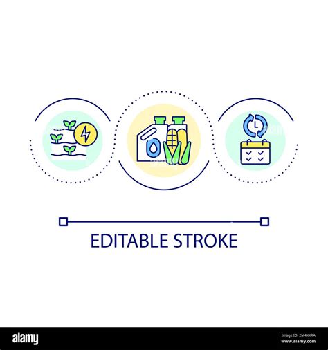 Biomass Energy Loop Concept Icon Stock Vector Image And Art Alamy
