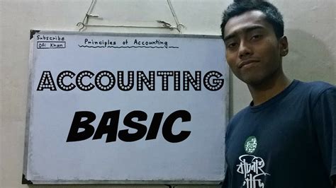 Basic Principles Of Accounting Bangla Tutorial Youtube