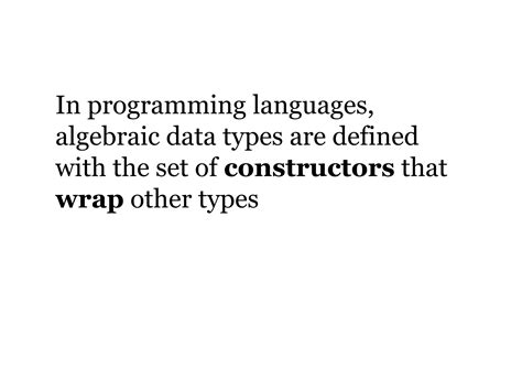 algebraic data types and origami patterns ppt