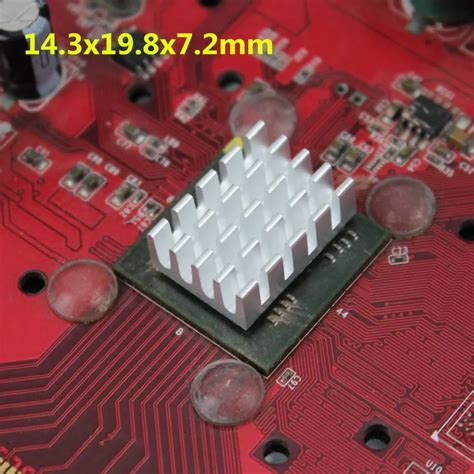 8pcs Lot Aluminium Heatsink Ddr Vga Ram Memory Ic Chipset Heat Sink