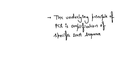 ⏩solved what is the underlying principle of pcr numerade