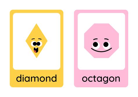 بطاقات تعليمية عصرية للأشكال Shapes Worksheets منصة ورق التعليمية