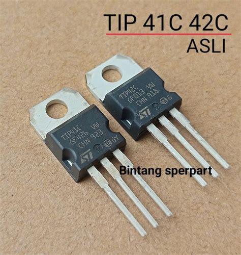 Tip 41c Tip 42c Asli Original Satu Set Tip41c Dan Tip42c Transistor
