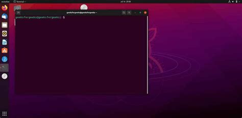 How To Open Terminal In Linux Geeksforgeeks