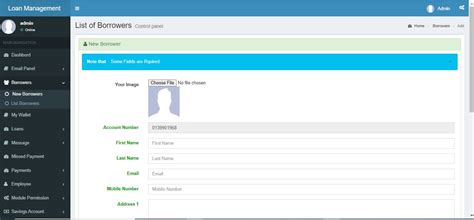 Loan Management System In Php And Mysql