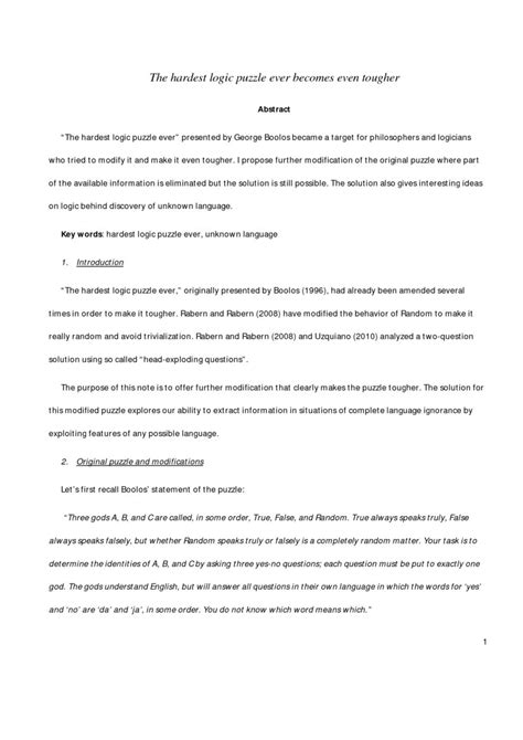 The Hardest Logic Puzzle Ever Becomes Even Tougher Deepai The Hardest Logic Puzzle Ever Becomes Even Tougher Deepai