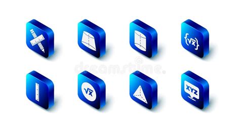 Set Geometric Figure Square Root Of X Glyph Xyz Coordinate System