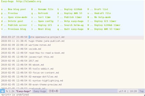 博客写作流程之工具篇： Emacs Orgmode Hugo And Ox Hugo 贤民的博客