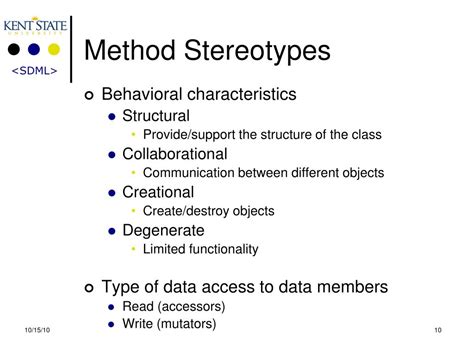Ppt The Emergent Laws Of Method And Class Stereotypes In Object