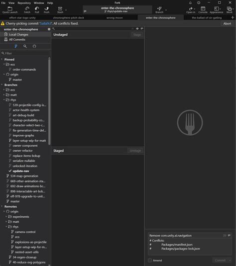 When Cherry Picking Multiple Commits Unable To Proceed With Empty