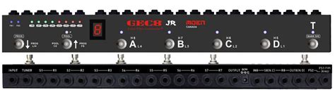 MOEN GEC8 Jr Vers 3 Pedal Switcher Commander Guitar Effect Routing System Looper Switching