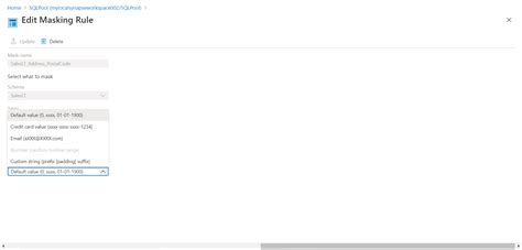 Dynamic Data Masking In Azure Synapse Analytics