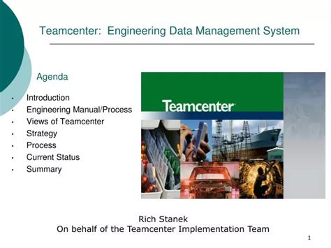 Ppt Teamcenter Engineering Data Management System Powerpoint