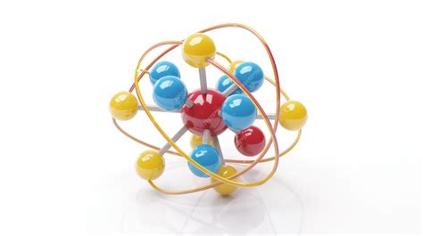 Colorful Molecular Sphere A Captivating Visualization Of Atomic Structure And Scientific